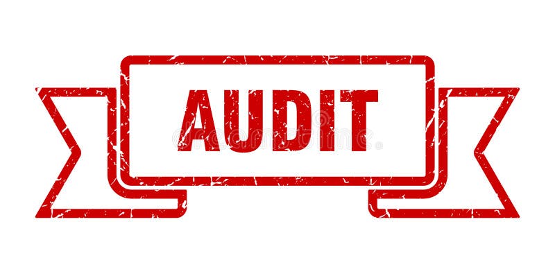Ruban d'audit illustration de vecteur. Illustration du étiquette ...
