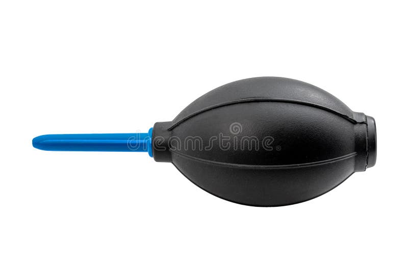 Rubber Air Blower for Dust Remover Isolated on White Stock Image ...