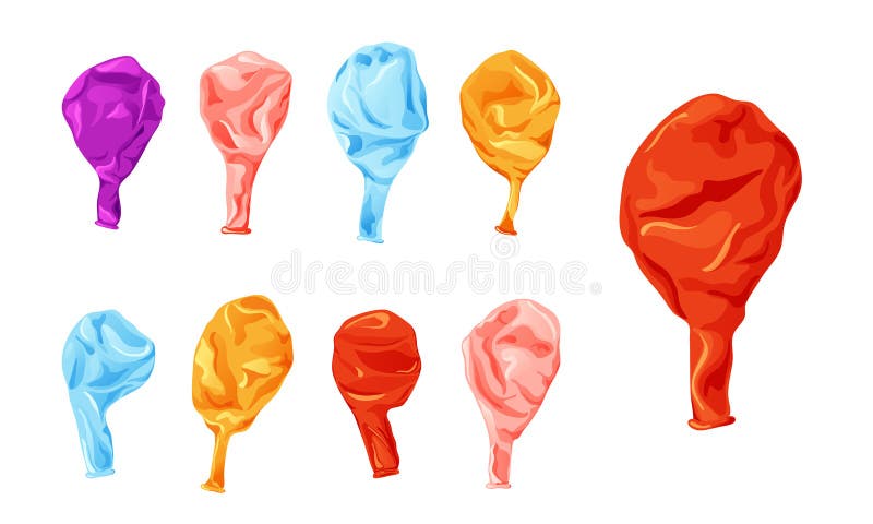 Deflate Balloon Stock Illustrations – 59 Deflate Balloon Stock ...