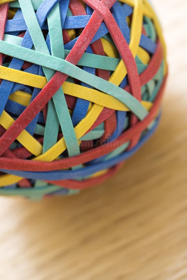 Rubber band ball. stock photo. Image of 070216m0264, vertical - 2426172