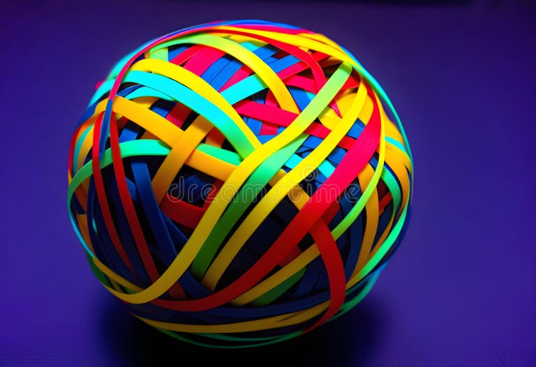 Ball Rubber Bands Stock Illustrations – 35 Ball Rubber Bands Stock ...