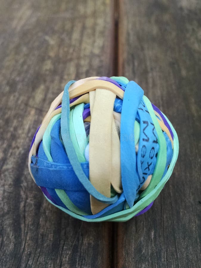 Rubber band ball stock image. Image of collection, elastic - 168945723