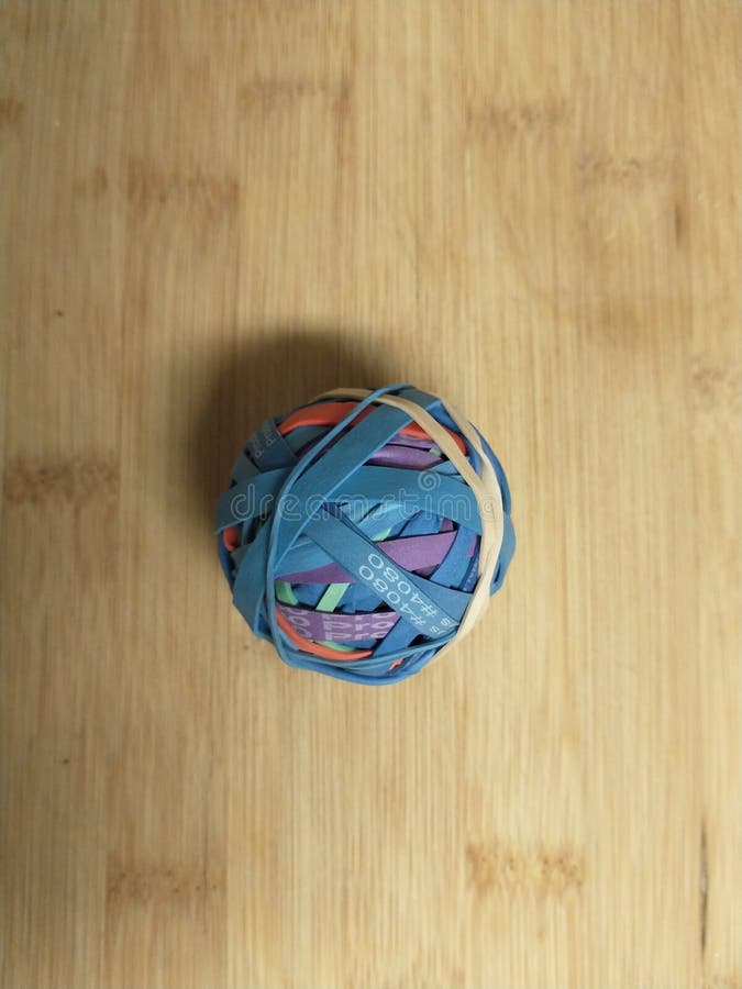 Rubber Band Ball for Reuse or Repurpose Stock Image - Image of elastic ...