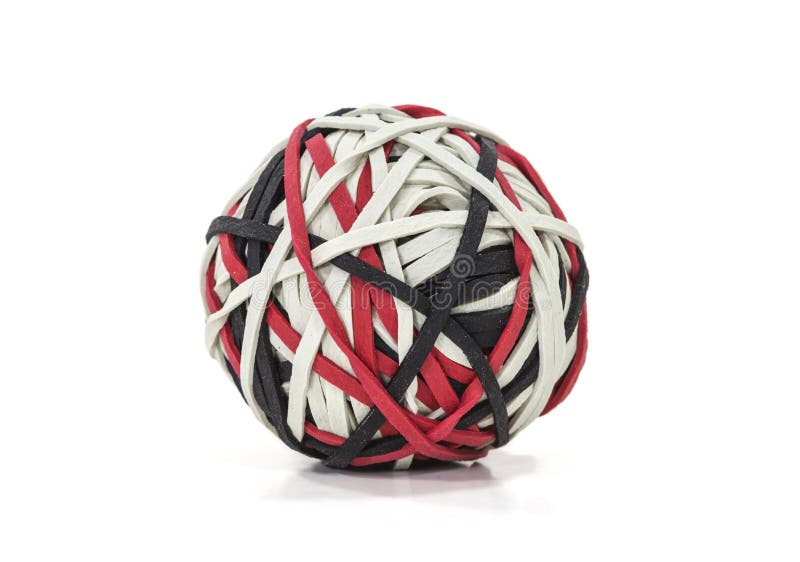 Rubber Band Ball stock image. Image of office, elastic - 34713033