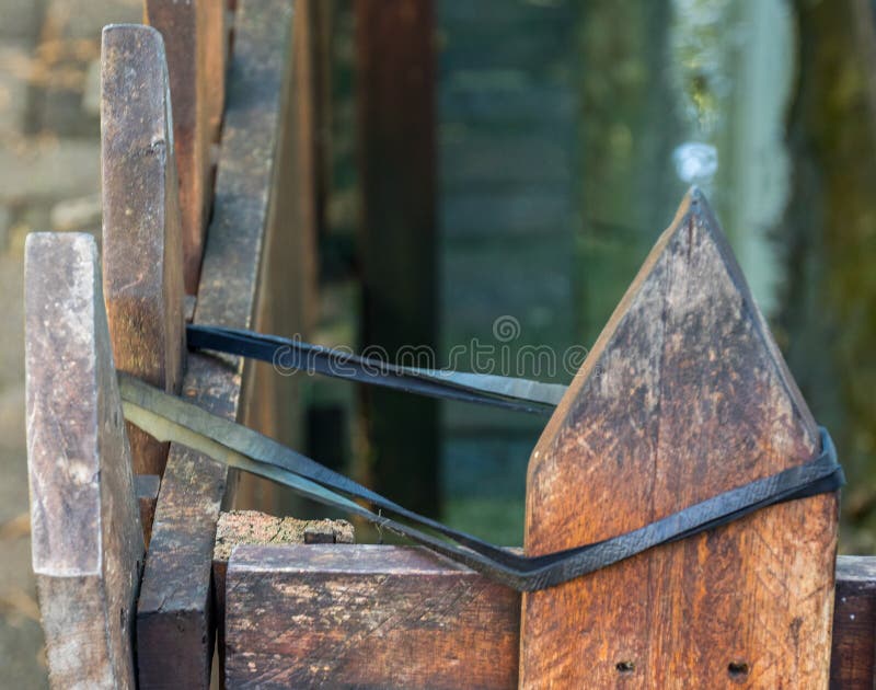 Rubber Band Holding Gate Closed Stock Photo - Image of holding, book ...
