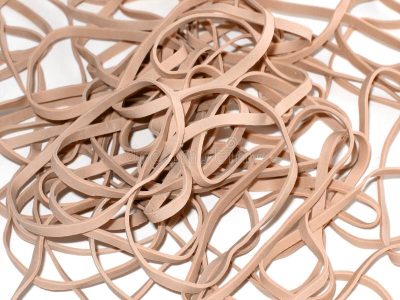 Rubber Bands stock photo. Image of flexible, round, supplies - 480578