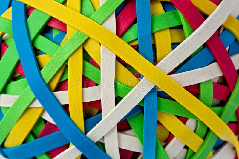 Rubber Bands stock photo. Image of bands, green, supplies - 30912514