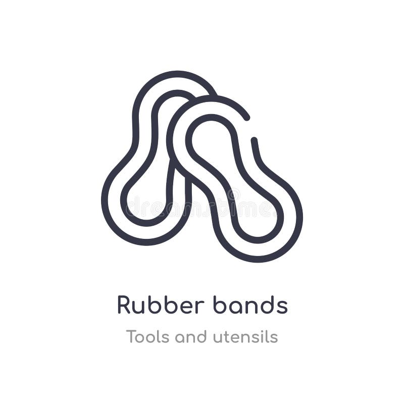 Rubber Band Line Icon Stock Illustrations – 244 Rubber Band Line Icon ...