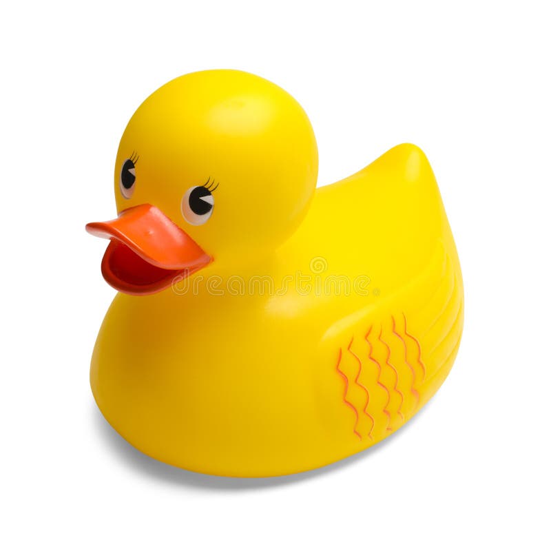 Rubber Duck Side View stock photo. Image of plastic - 166977898
