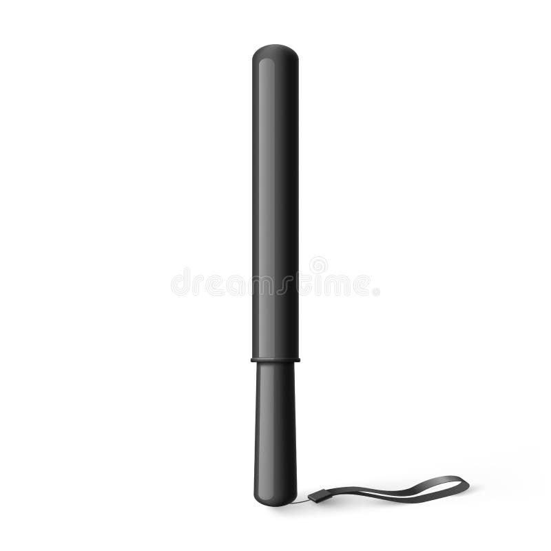 Rubber Baton stock vector. Illustration of rubber, restriction - 92647336
