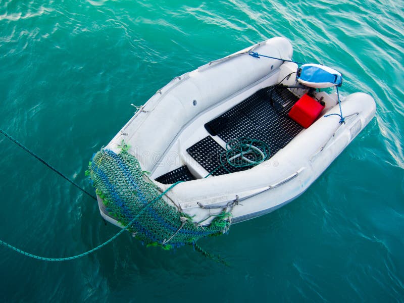 Rubber boat stock photo. Image of cargo, rubber, outboard - 16916004