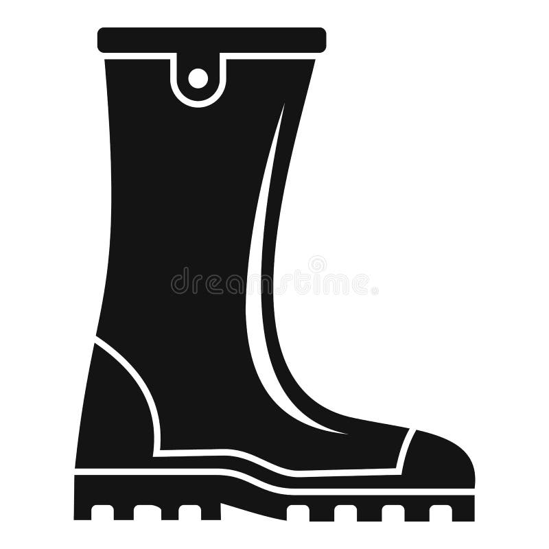 Boot Simple Vector Icon. Illustration Symbol Design Template for Web ...