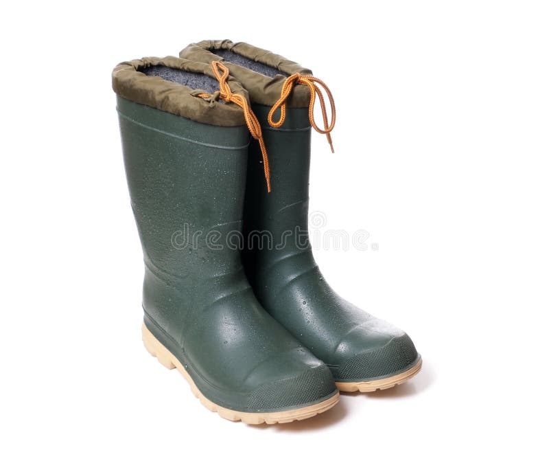 Mens work boots stock photo. Image of white, toed, untied - 7606012