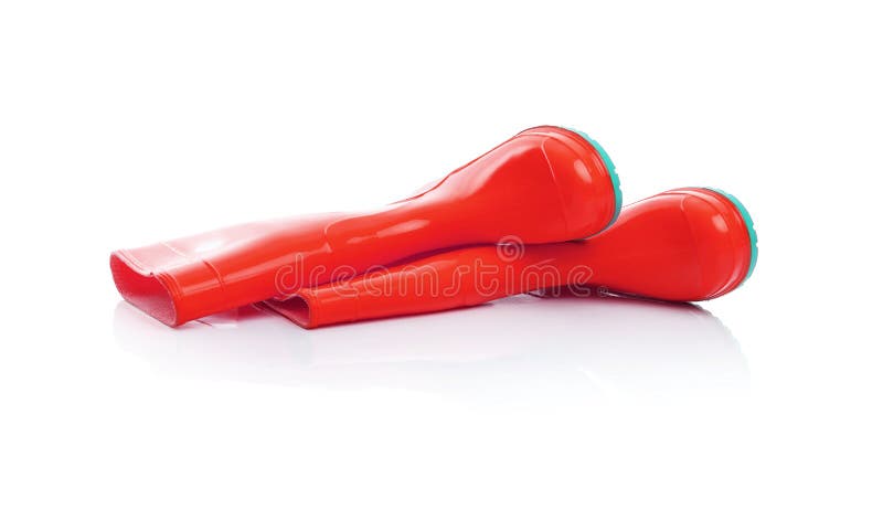 Rubber boots isolate. stock photo. Image of waterproof - 92811658