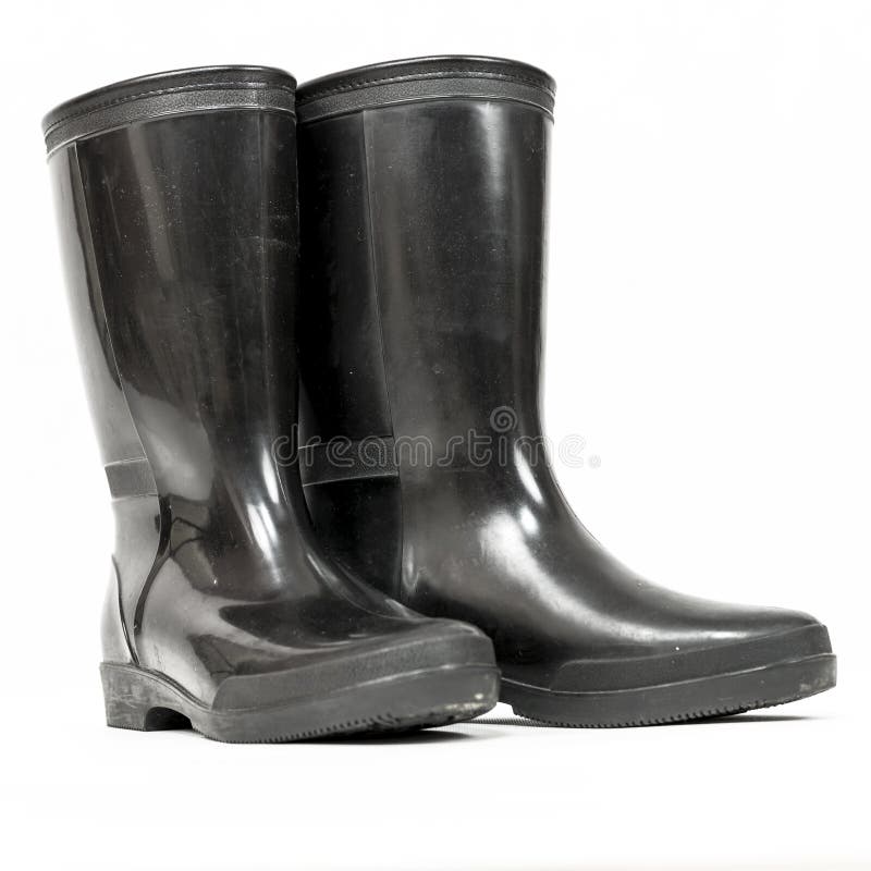 Rubber boots stock image. Image of isolated, high, fishing - 34909461