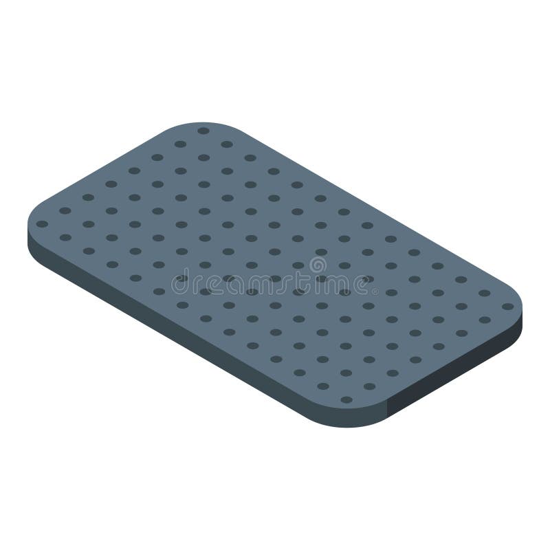 Rubber Door Mat Icon Isometric Vector. Home Floor Stock Illustration ...