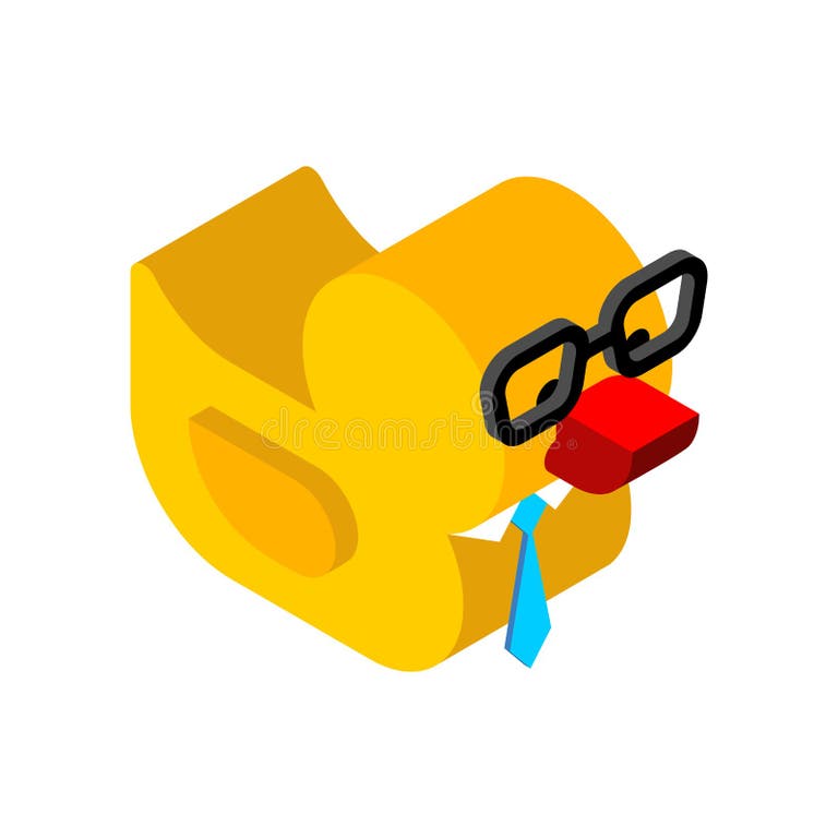 Rubber Duck Businessman. Rubber Duck Manager Stock Vector ...