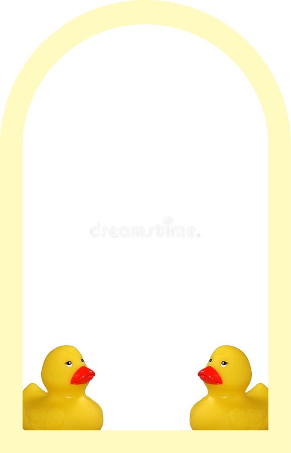 Rubber Duck Frame stock illustration. Illustration of frame - 14867410