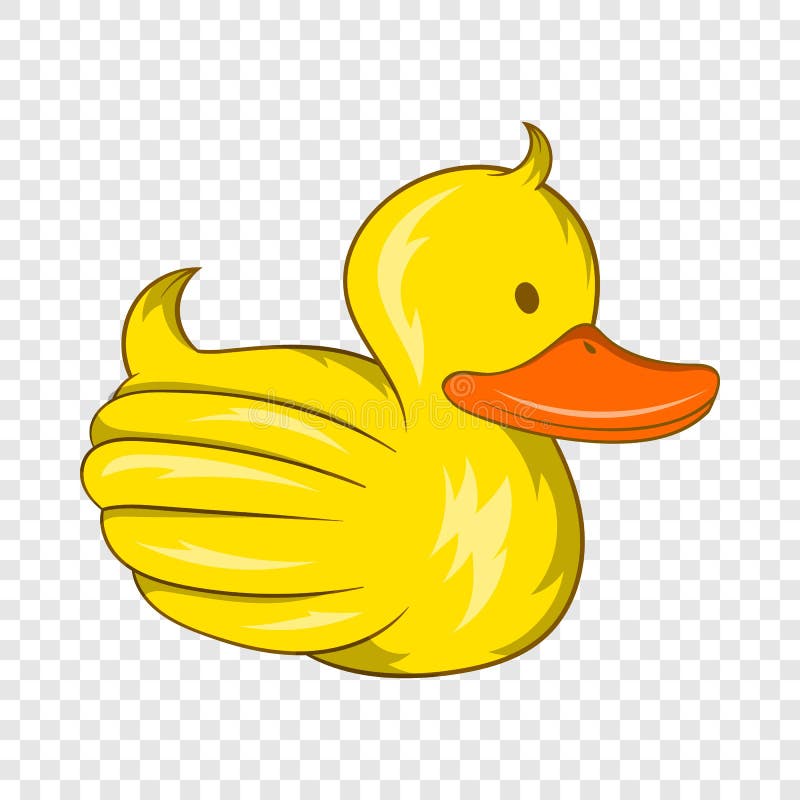 Rubber Duck Icon, Cartoon Style Stock Vector - Illustration of cartoon ...