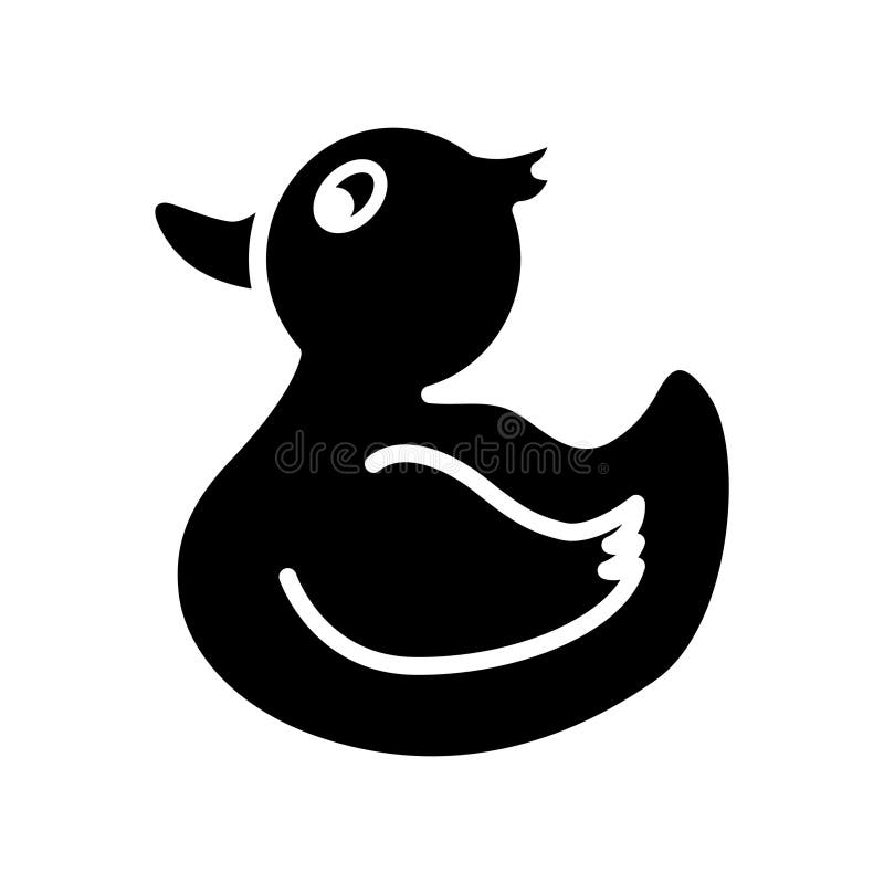 Rubber Duck Icon Vector Design Template Stock Vector - Illustration of ...