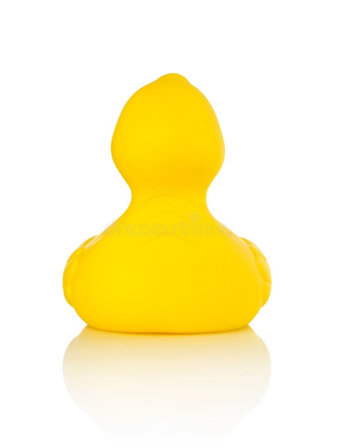 Rubber duck s tail stock image. Image of rear, yellow - 54636917