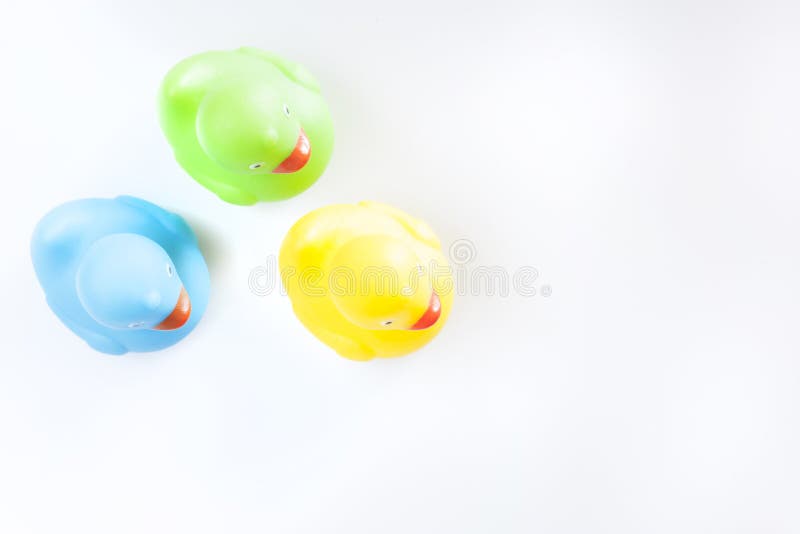 Rubber ducks stock image. Image of colorful, object, bath - 76836165