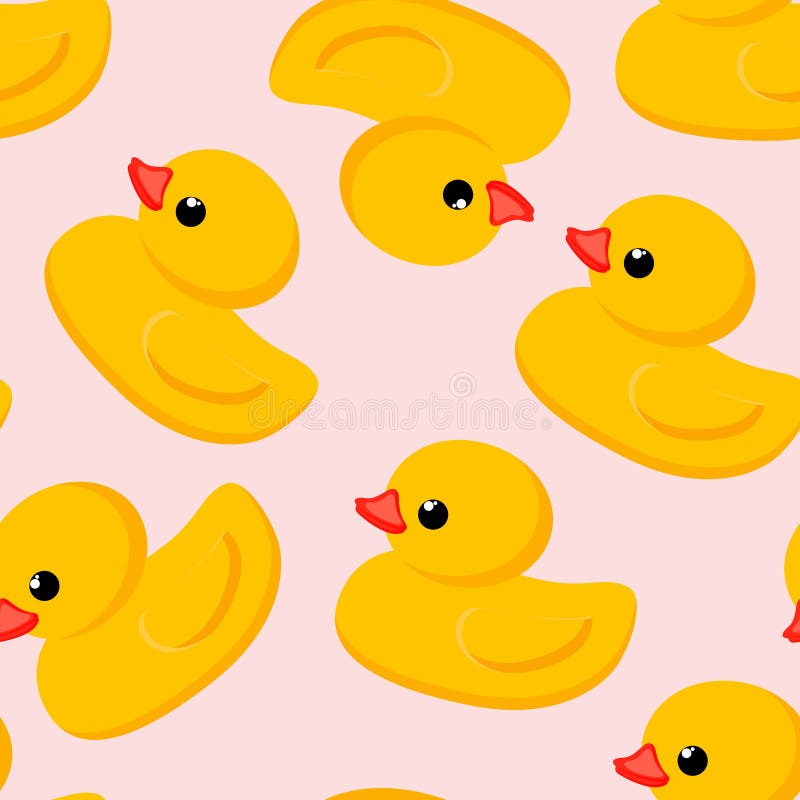 Pink Rubber Duck Background Stock Illustrations – 472 Pink Rubber Duck ...