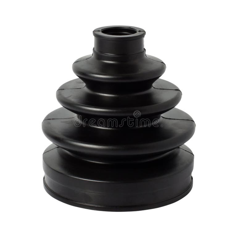 Rubber Dust Boot Isolated on White Stock Photo - Image of vehicle ...