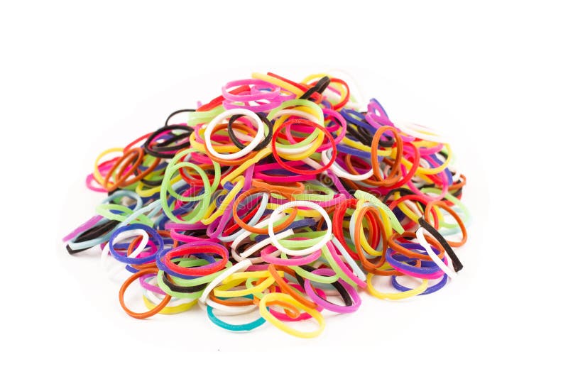 Rubber Elastic Bands Texture Stock Image - Image of circle, creativity ...