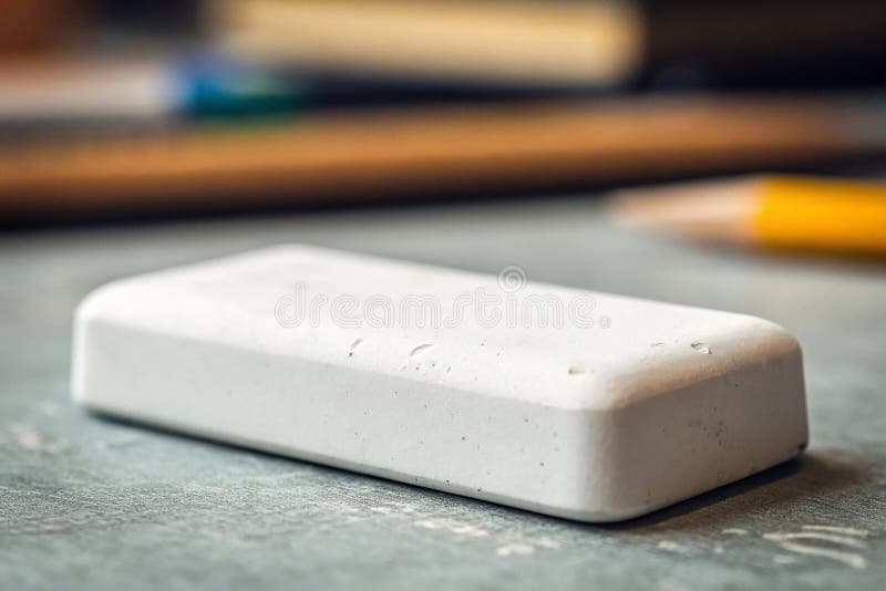 Rubber eraser close-up stock photo. Image of educational - 347589282