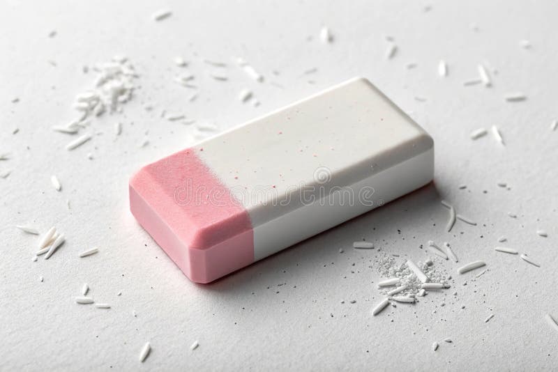 Rubber eraser close-up stock photo. Image of isolated - 347589314