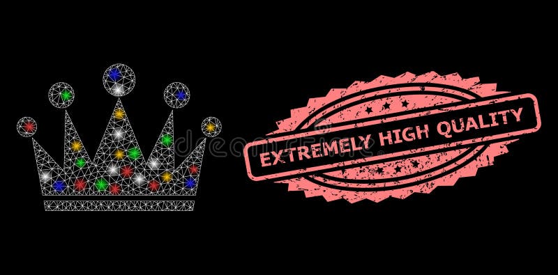 Rubber Extremely High Quality Seal and Net Crown with Lightspots Stock ...