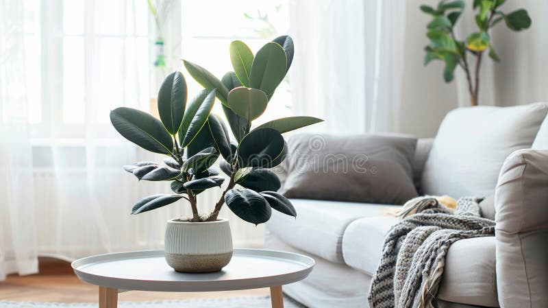 Rubberplant Livingroom Stock Illustrations – 1 Rubberplant Livingroom ...