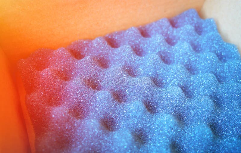 Rubber Foam in Empty Mail Box Illuminated Stock Photo - Image of empty ...