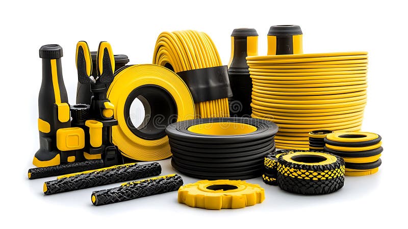 Rubber Gaskets Collection for Industrial Applications Stock ...