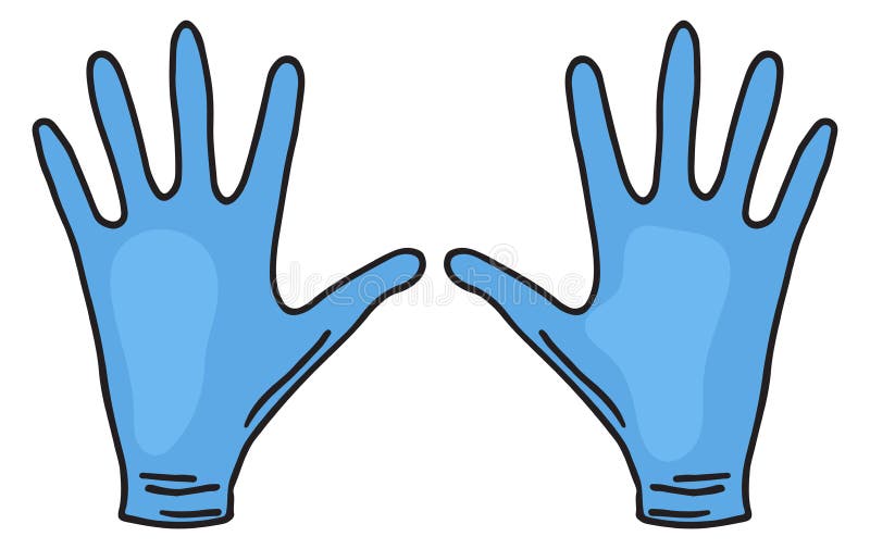 Hand Protection Must Be Worn Symbol Sign Isolate on White Background ...