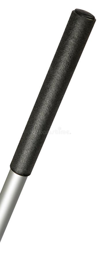 Rubber grip on a metal rod stock image. Image of grip - 52111481