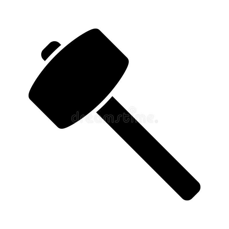 Rubber Hammer Icon Stock Illustrations – 1,180 Rubber Hammer Icon Stock ...