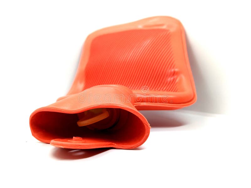 Rubber Heating Pad Isolated on White Background. Stock Photo - Image of ...