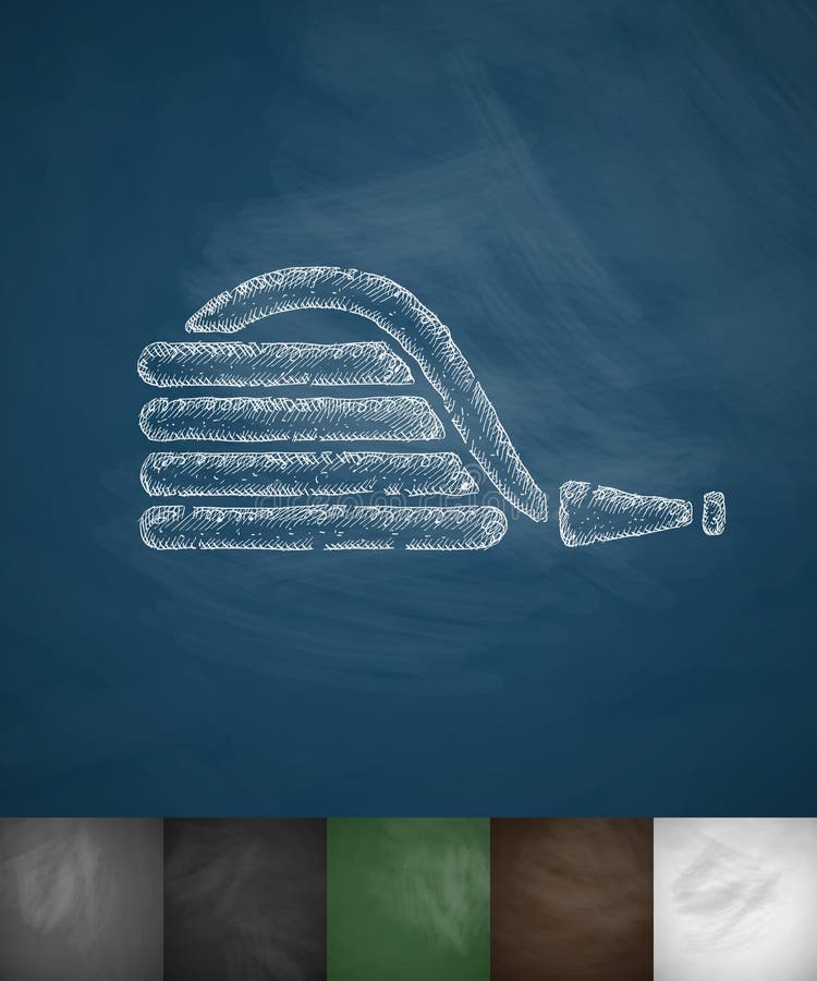 Red rubber hose stock vector. Illustration of safety - 176539146