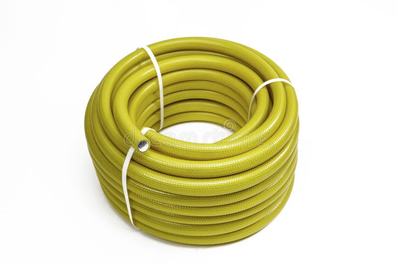 A Rubber Hose Wrapped in a Bobbin and Fastened with a Plastic Lock ...