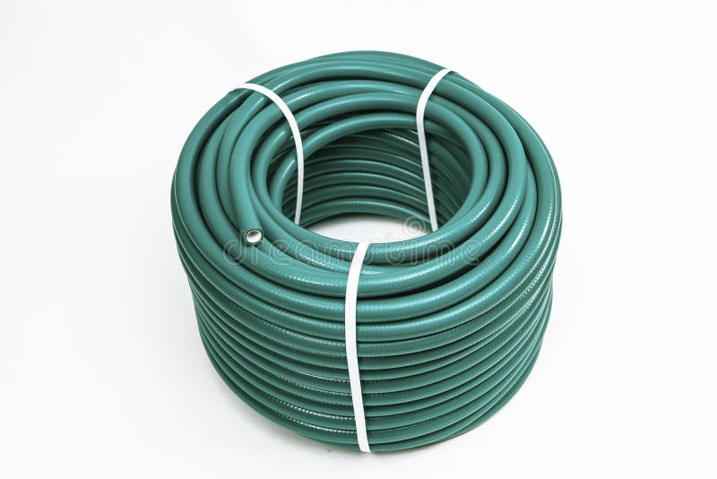 A Rubber Hose Wrapped in a Bobbin and Fastened with a Plastic Lock ...