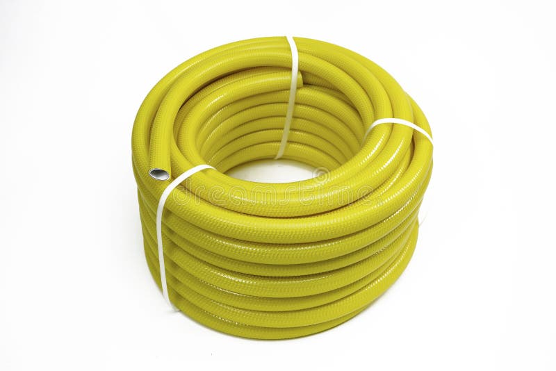 A Rubber Hose Wrapped in a Bobbin and Fastened with a Plastic Lock ...