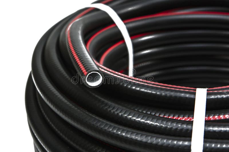 A Rubber Hose Wrapped in a Bobbin and Fastened with a Plastic Lock ...