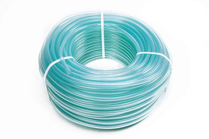 A Rubber Hose Wrapped in a Bobbin and Fastened with a Plastic Lock ...
