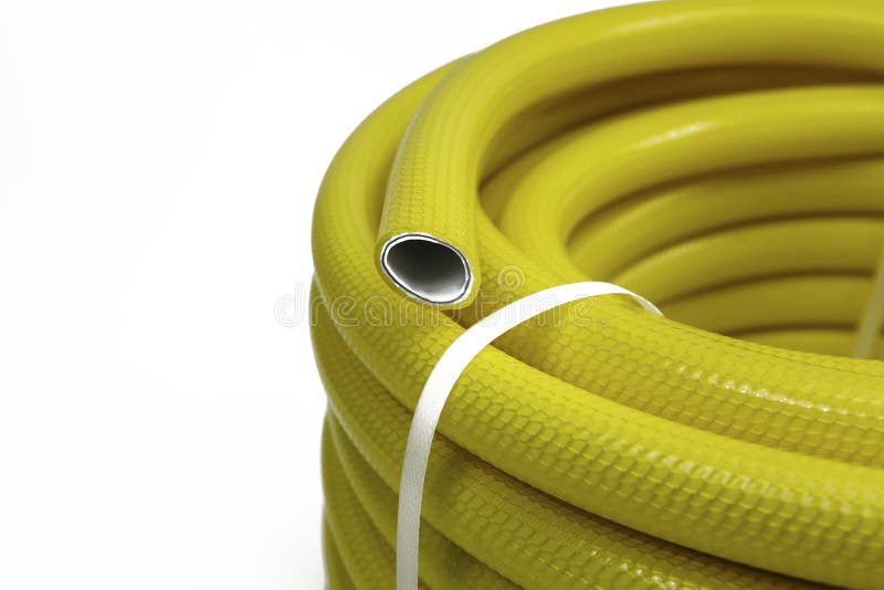 A Rubber Hose Wrapped in a Bobbin and Fastened with a Plastic Lock ...