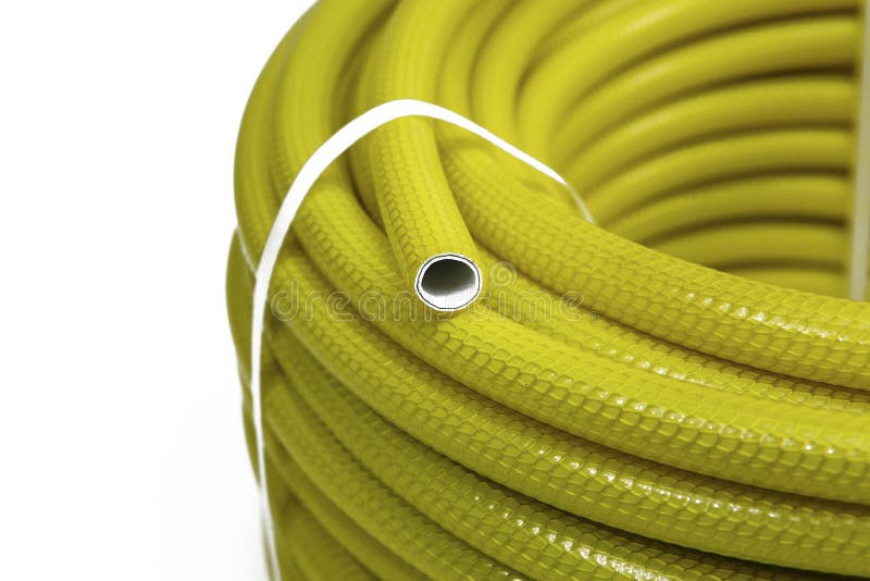 A Rubber Hose Wrapped in a Bobbin and Fastened with a Plastic Lock ...