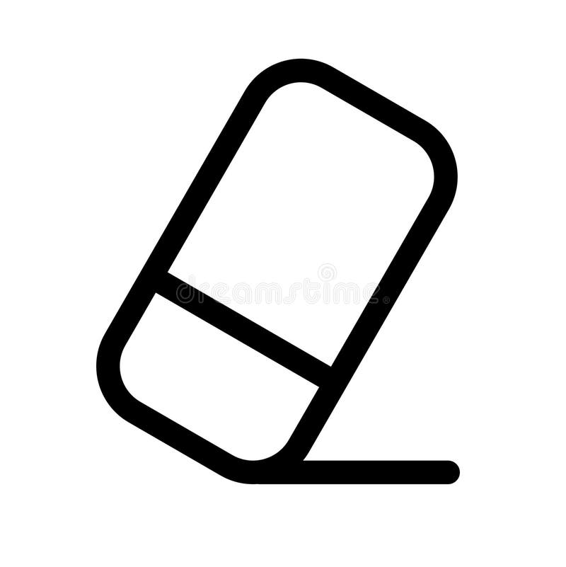 Rubber Icon Symbol - Modern Education or Office Icon Symbol Stock ...