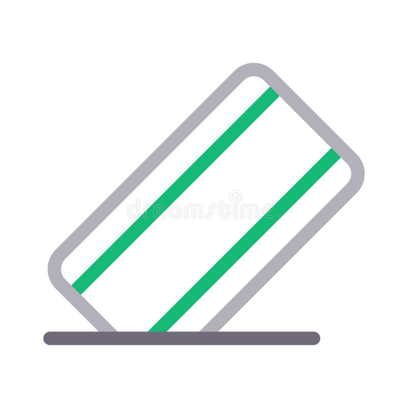 Rubber Color Line Vector Icon Stock Illustration - Illustration of ...