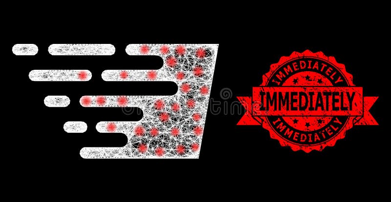 Rubber Immediately Stamp and Bright Web Net Fast Effect with Glare ...